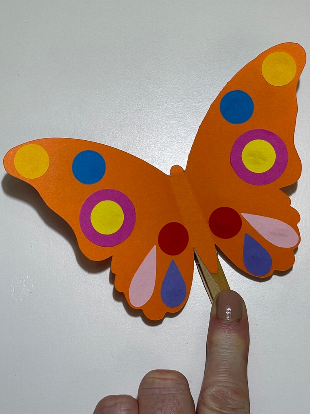 Butterfly Craft Kit for Kids: Wooden Peg, Colorful Card - Etsy