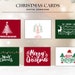 Printable Christmas Cards Festive Printable Christmas Cards - Etsy