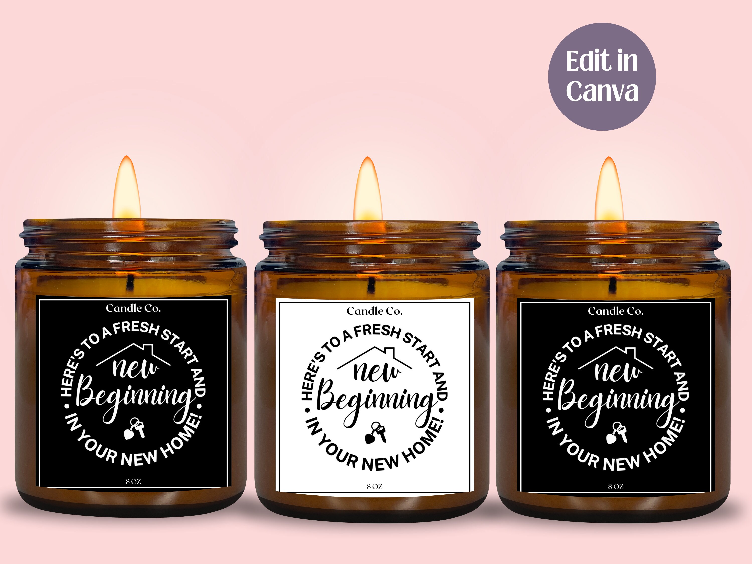 Realtor Candle Labels Candle Labels for Realtors New Home Candle Label ...