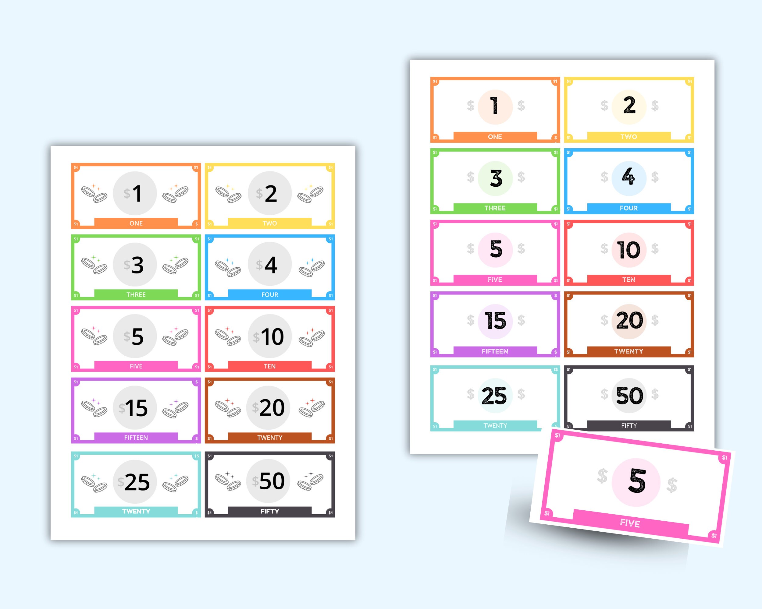 Kids Reward Bundle Behavior Chart Reward Bucks Reward - Etsy