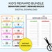 Kids Reward Bundle Behavior Chart Reward Bucks Reward - Etsy