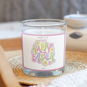 Editable Candle Labels Easter Candle Labels Easter Bunny Candles - Etsy