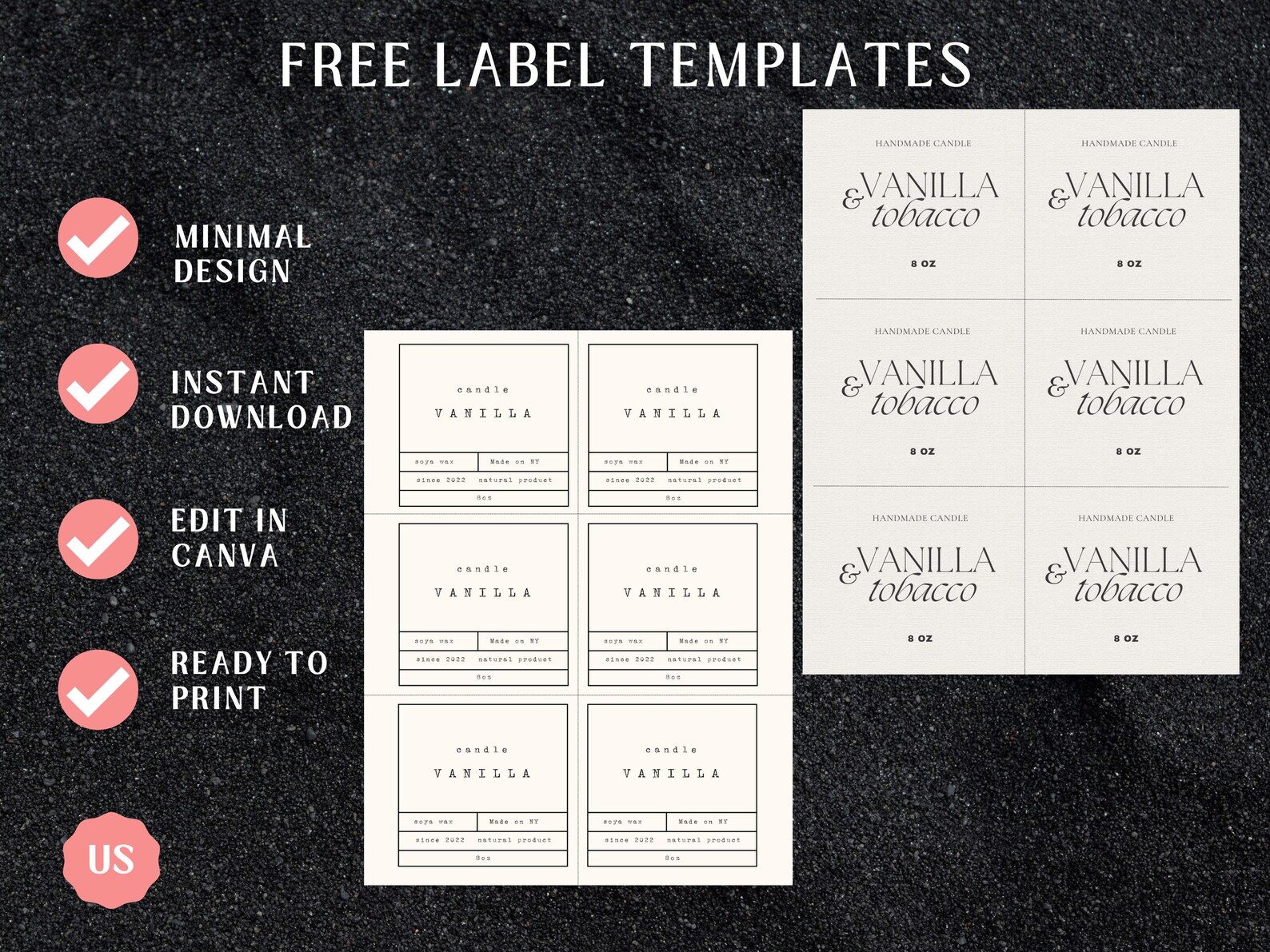 Printable 2024 Candle Business Planner With Free Editable Label ...