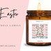 Editable Candle Labels Easter Candle Labels Easter Bunny Candles - Etsy