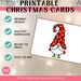 Printable Christmas Cards Festive Printable Christmas Cards - Etsy