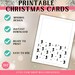 Printable Christmas Cards Festive Printable Christmas Cards - Etsy