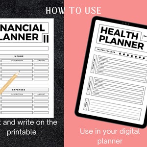 2024 Planner Journal 2024 Planner DATED 2024 Printable Planner Daily ...