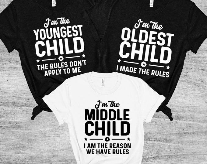 Funny Sibling Shirts About Breaking Rules! These Are Great for Family ...