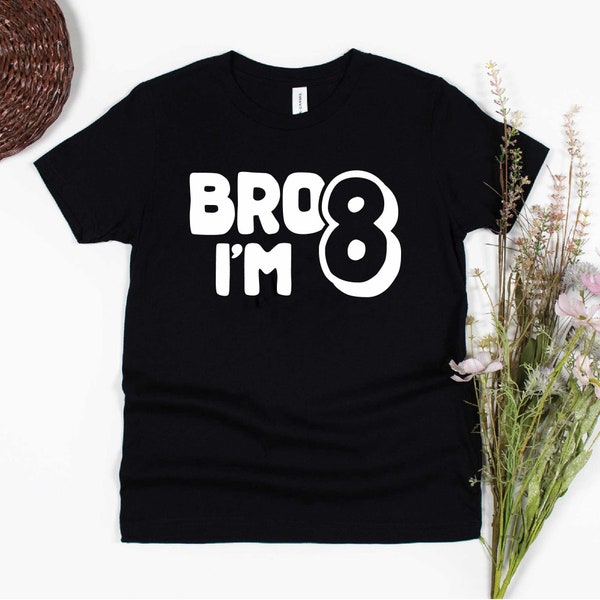 8 Year Old Birthday Shirt - Etsy
