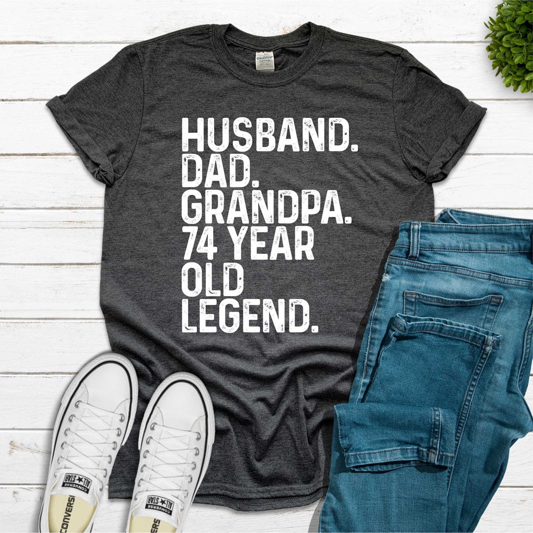 74th Birthday Gift for Men | Vintage Retro Dad Born in 1950 Husband T ...