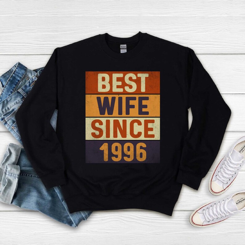 Best Wife Since 1996 Shirt, 29th Wedding Anniversary Gift for Wife, 29 ...