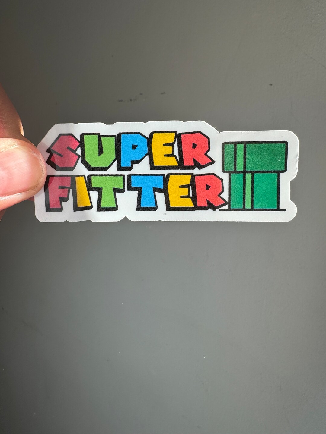 Super Fitter Sticker! - Etsy
