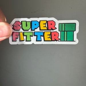 Super Fitter Sticker - Etsy