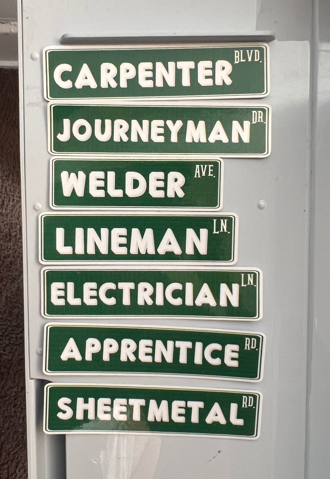 Street Sign Labor Sticker - Etsy