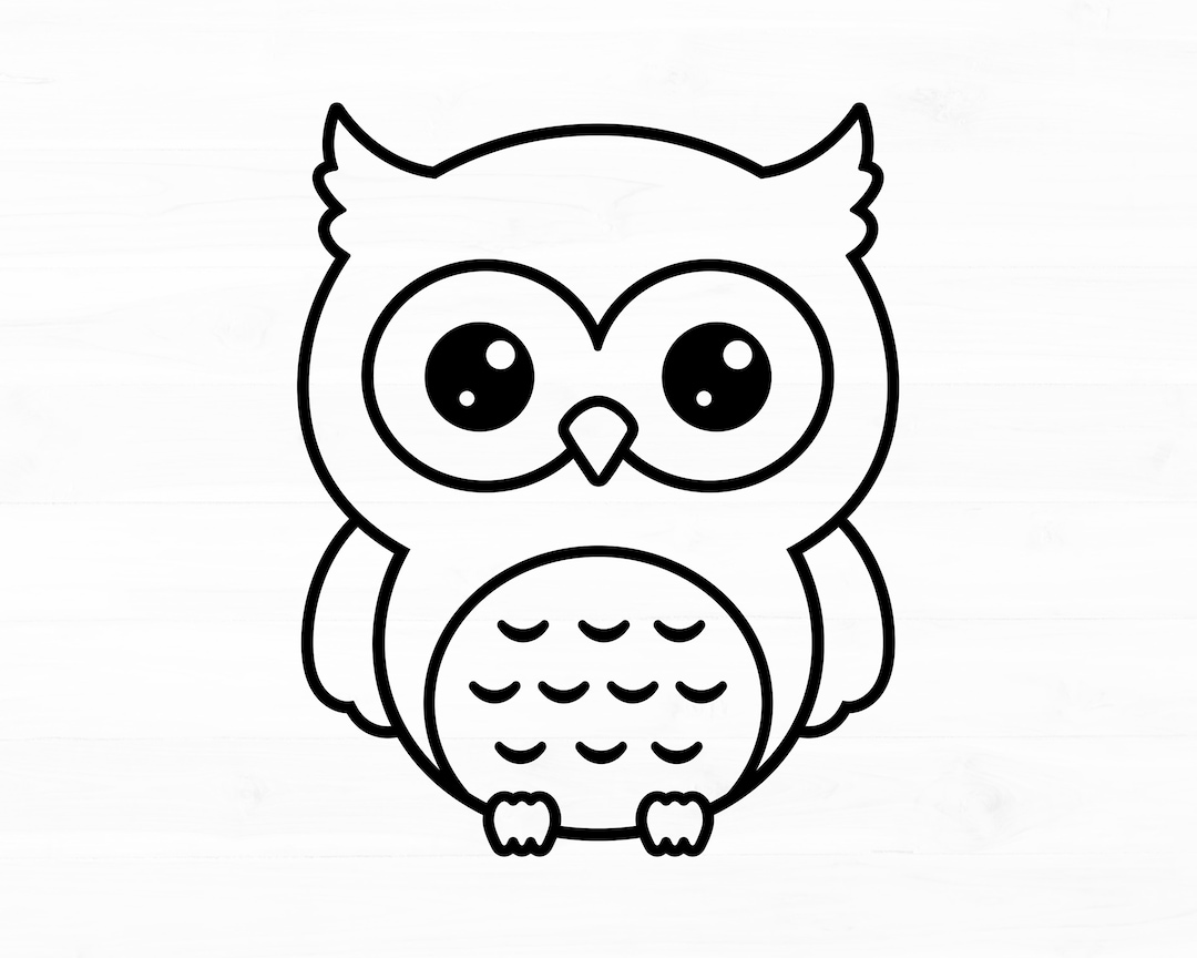 Uil Svg Cute Owl Svg Animal Svg Owl Png Owl Clipart Woodland Animal Svg ...