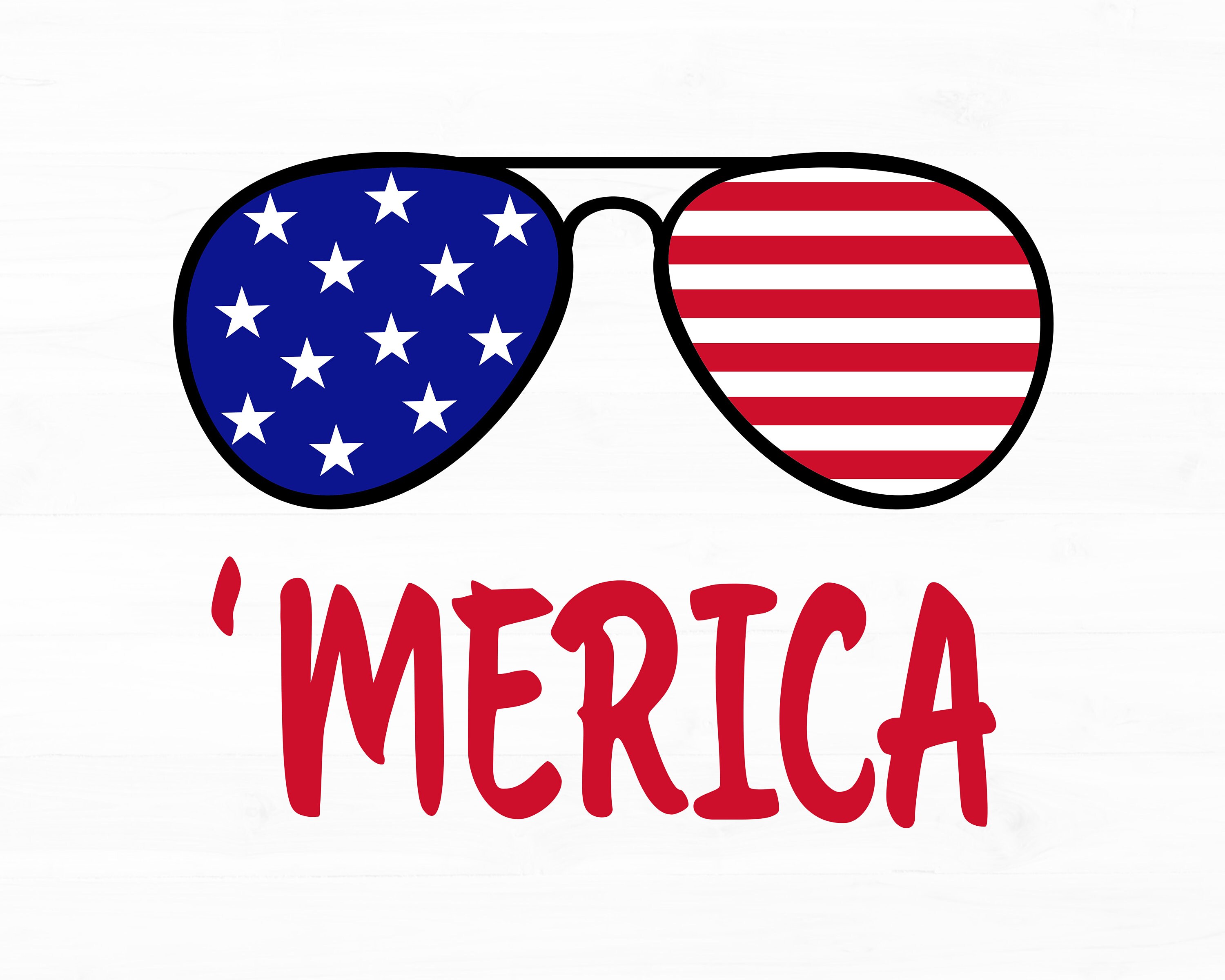 Merica Svg Independence Day Svg 4th of July Svg Merica Sunglasses Svg ...