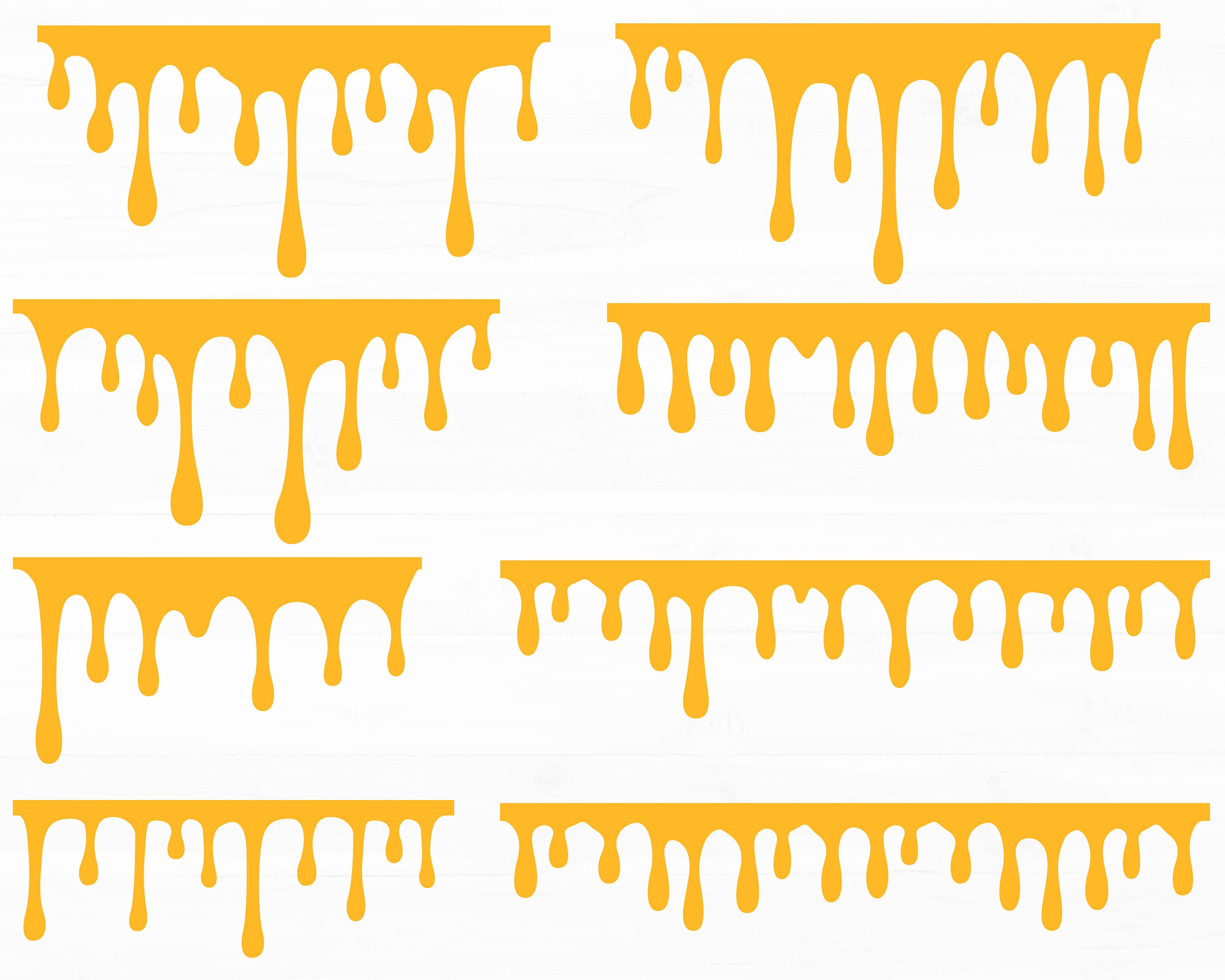 Drip Svg Dripping Honey Svg Drips Seamless Patterns Clipart Blood Drip ...