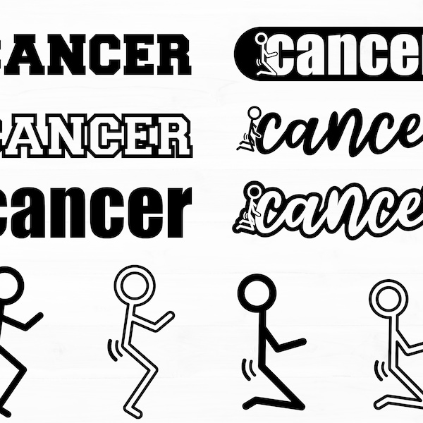 Cancer Svg - Etsy