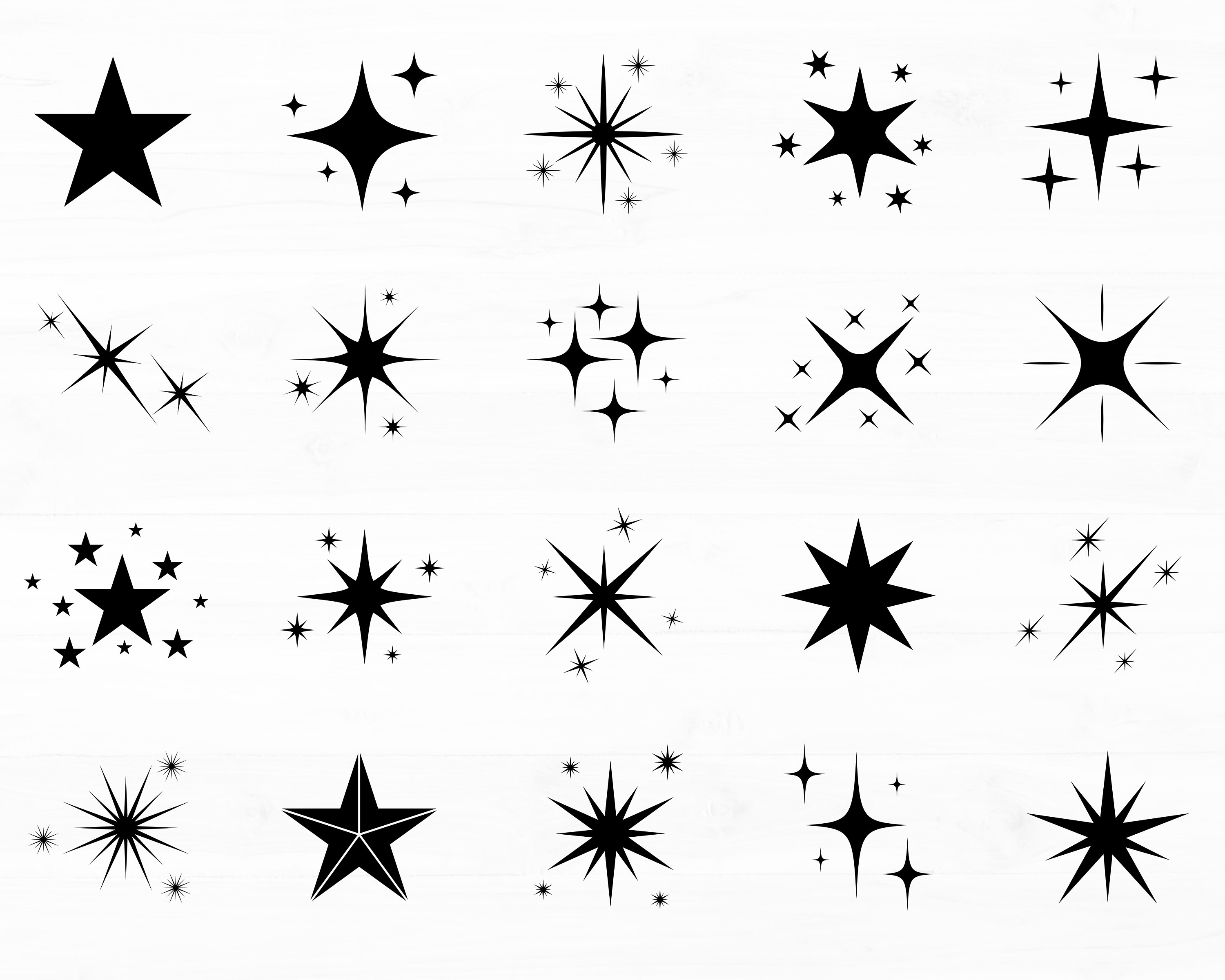 Star Svg Bundle Sparkle Stars Svg Galaxy Svg Stars Png Stars Svg Files ...