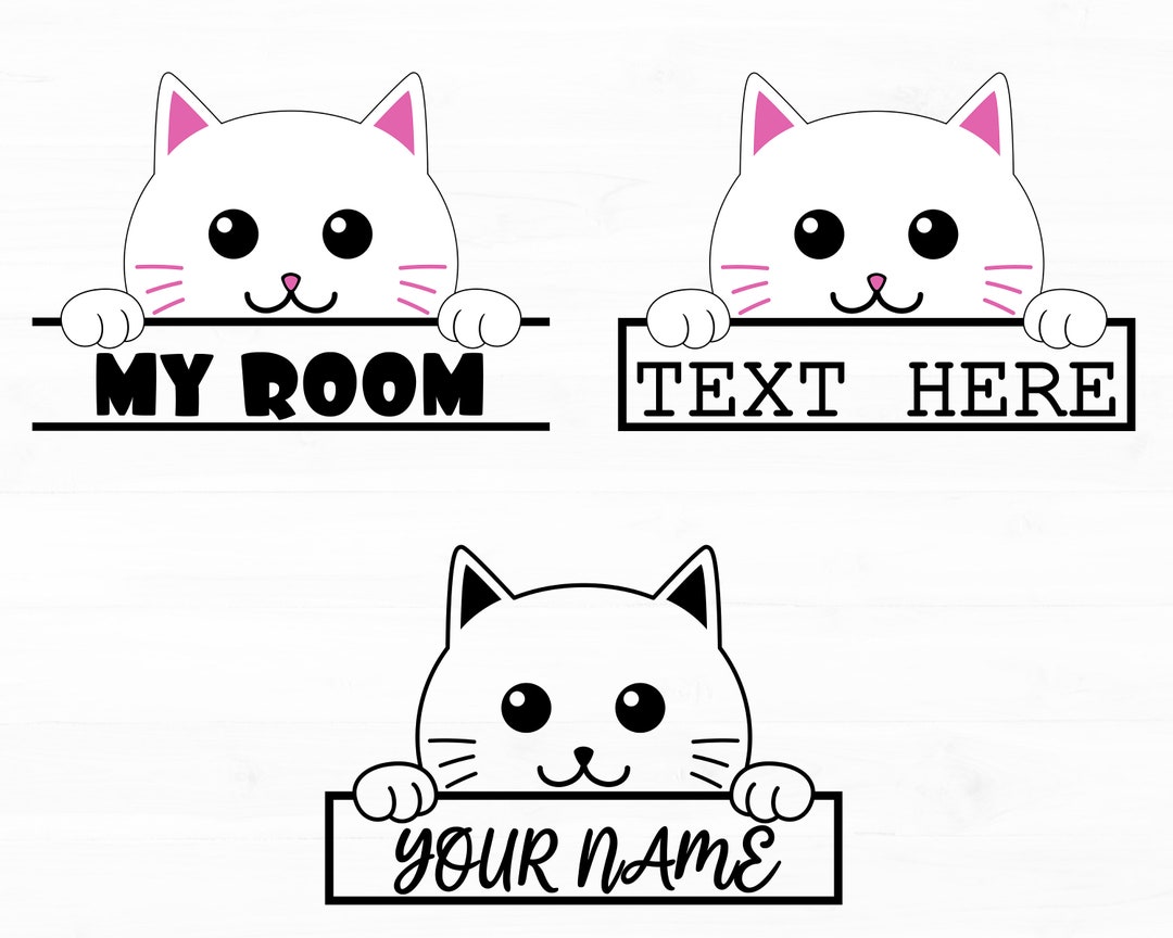 Cat Svg Peeking Cat Svg Cute Cat Svg Cat Svg Cricut Cat Svg Designs ...