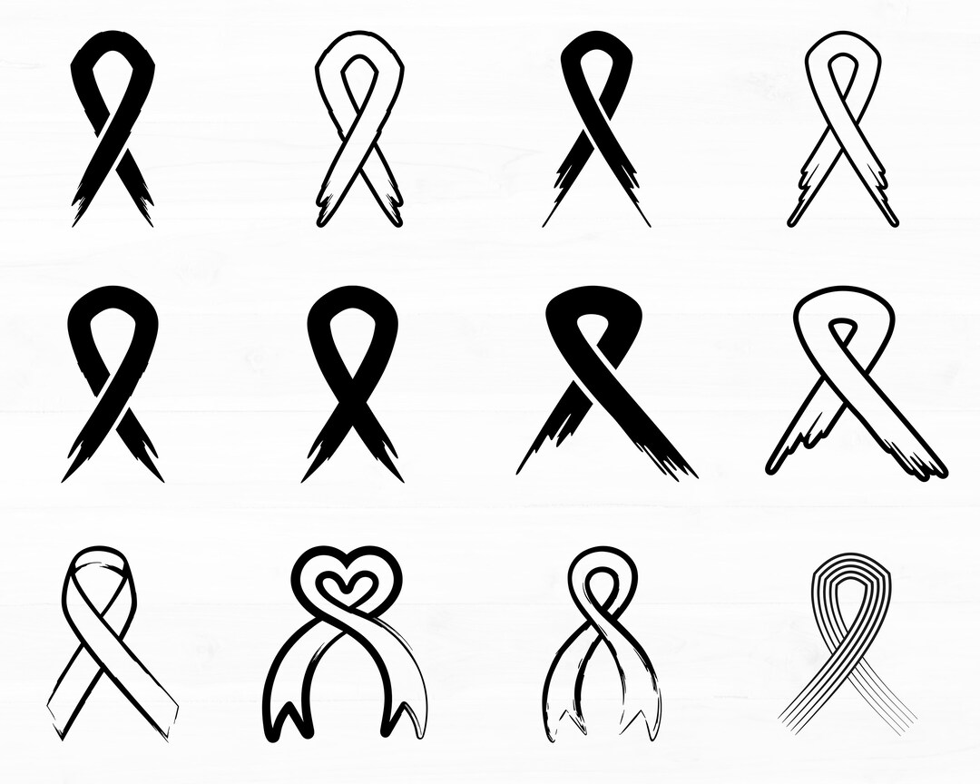 Awareness Ribbon Svg Ribbon Svg Bundle Cancer Awareness Ribbon Svg ...