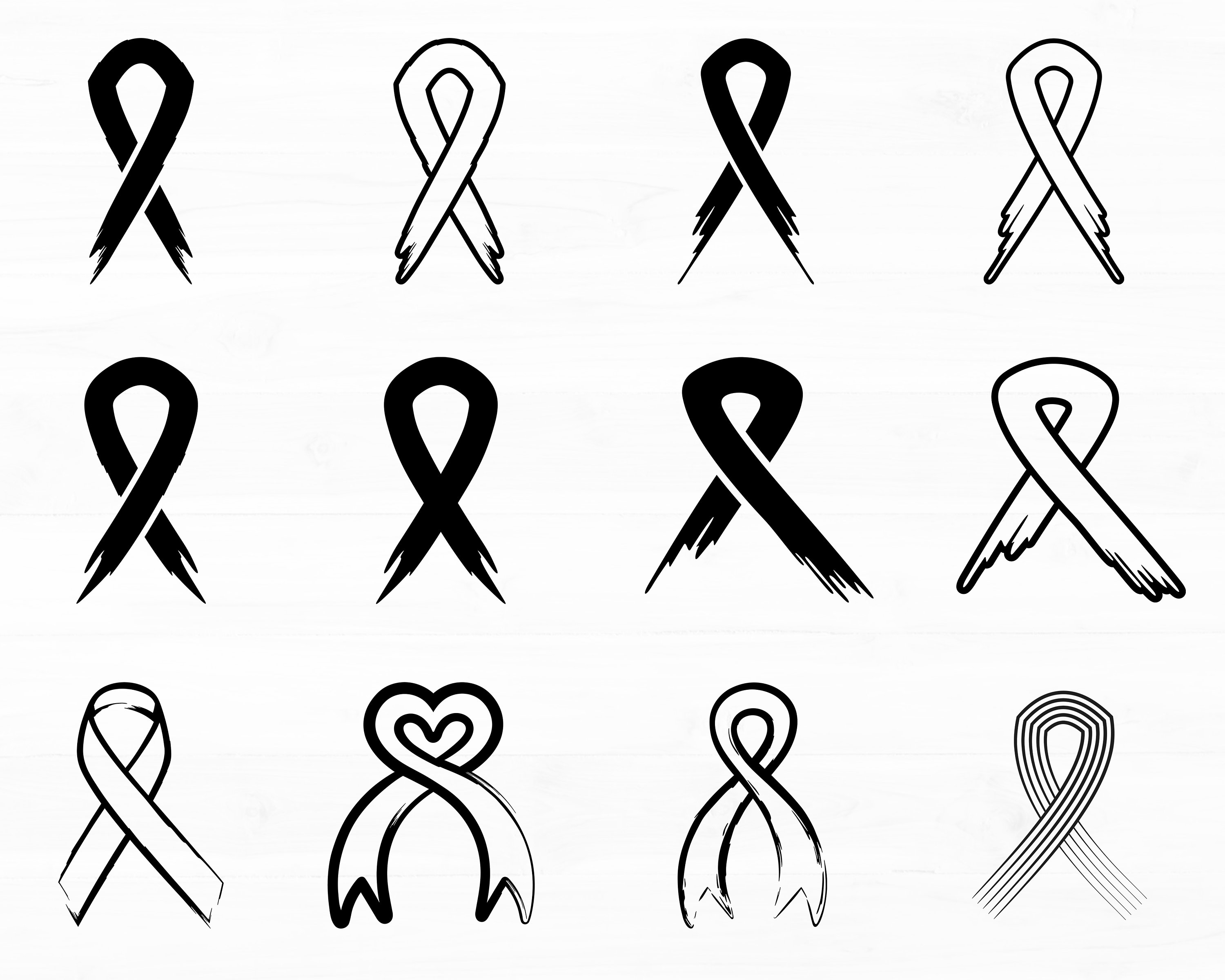 Awareness Ribbon Svg Ribbon Svg Bundle Cancer Awareness Ribbon Svg ...