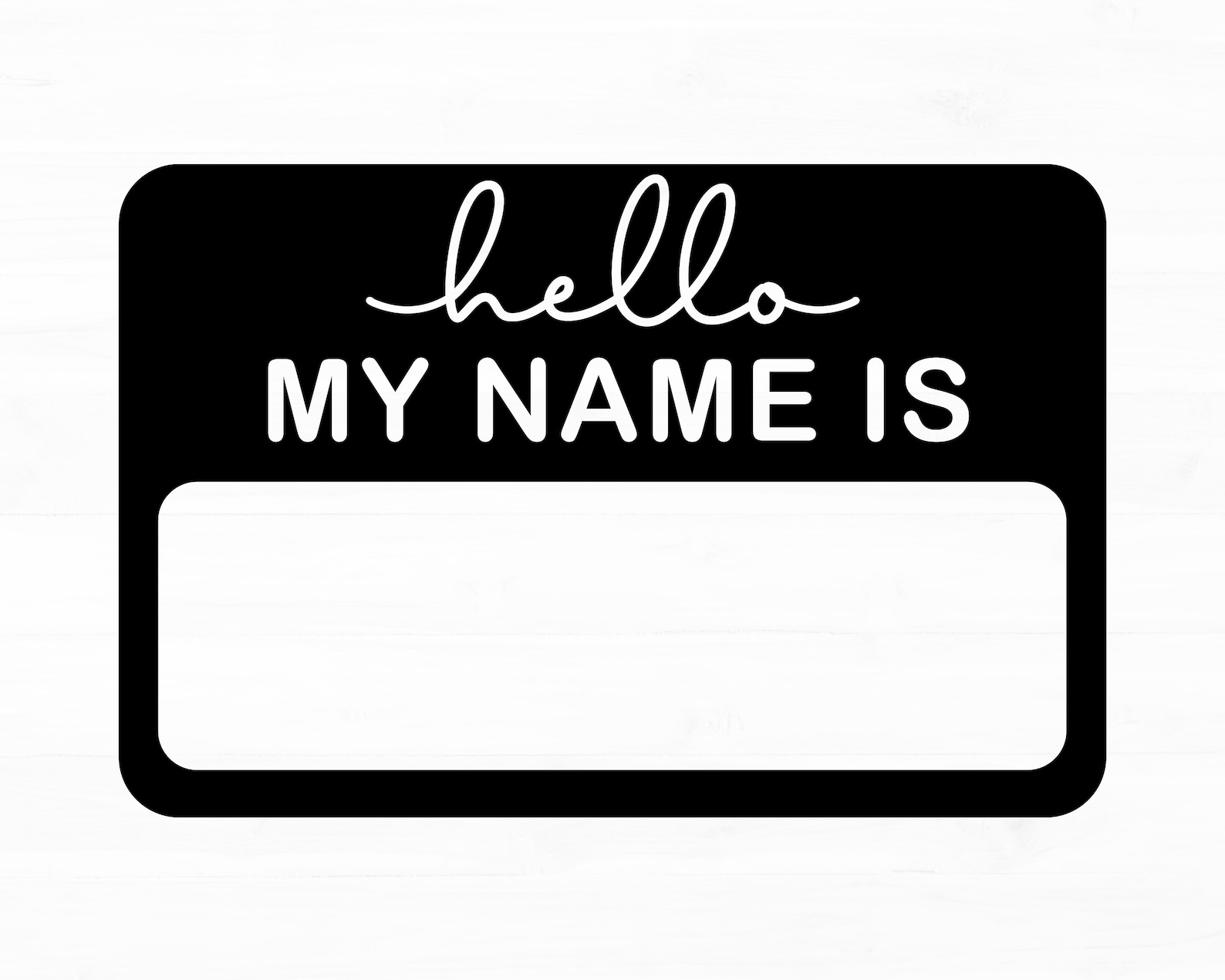 Hello My Name is SVG, Newborn Name Tag, Cricut (digital Download) - Etsy