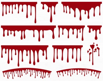 Drip Svg Dripping Honey Svg Drips Seamless Patterns Clipart Blood Drip ...