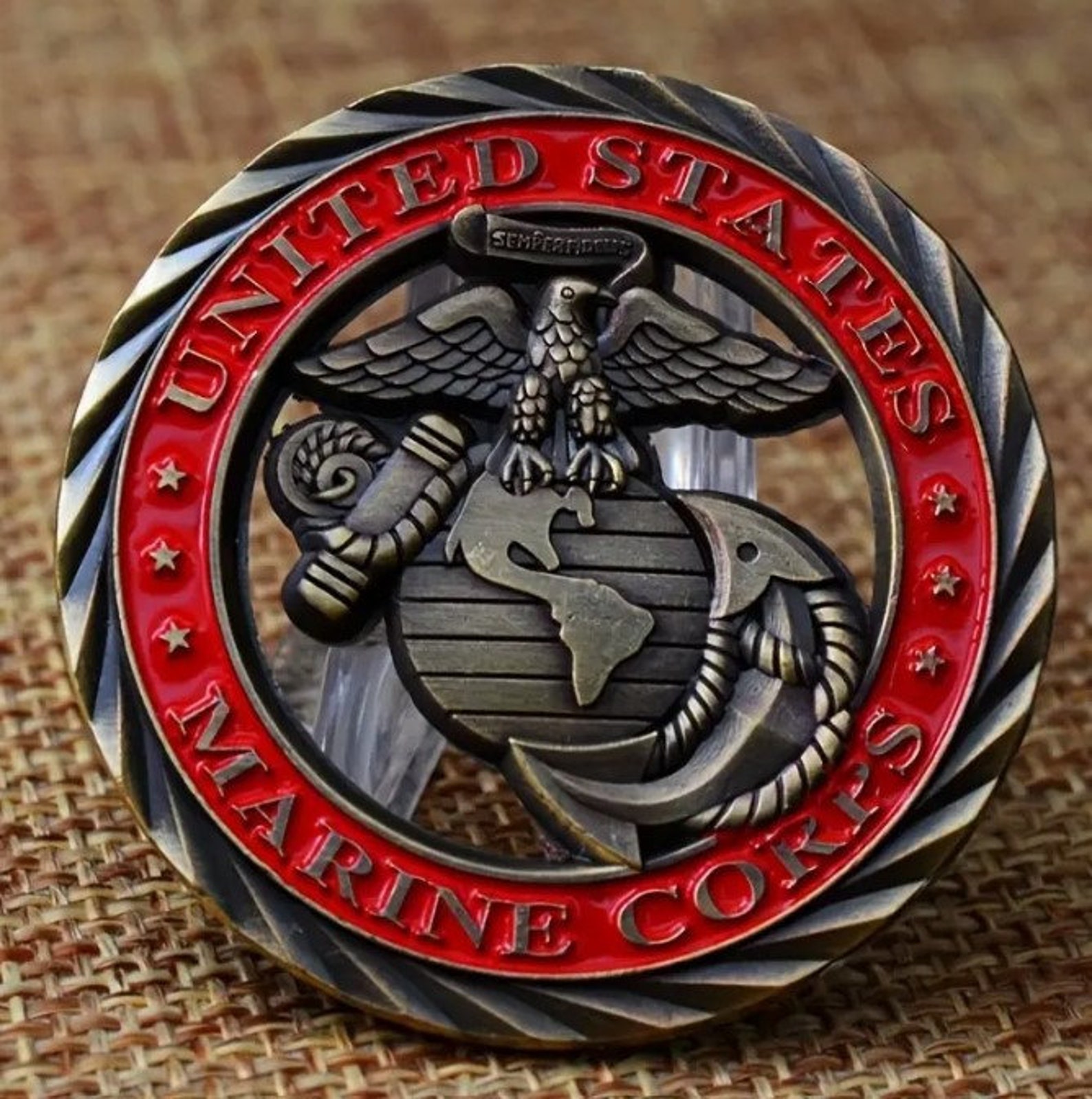 USMC and USN Challenge Coins - Etsy
