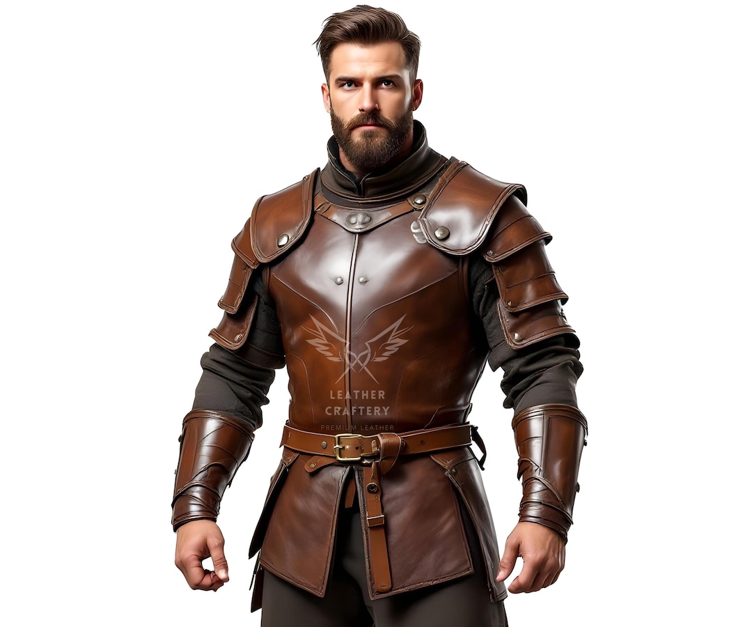 Handcrafted Genuine Leather Cuirass Armor - Medieval Gladiator ...