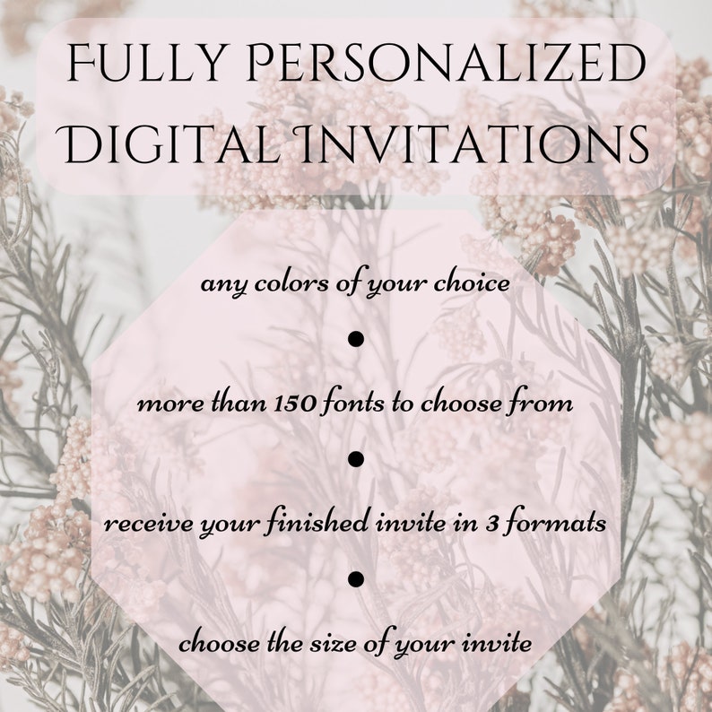 Fully Customizable Invitations Custom Printable Invites - Etsy