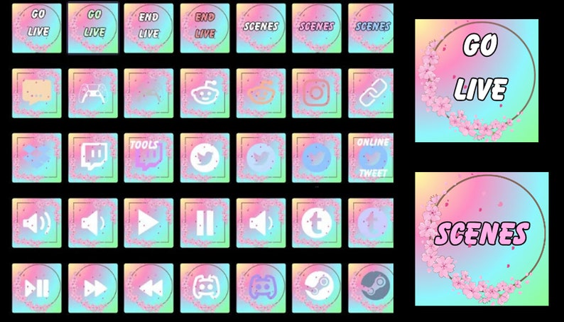Kawaii Stream Deck *animated* Icons - Etsy