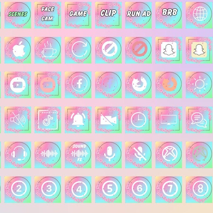 Kawaii Stream Deck *animated* Icons - Etsy