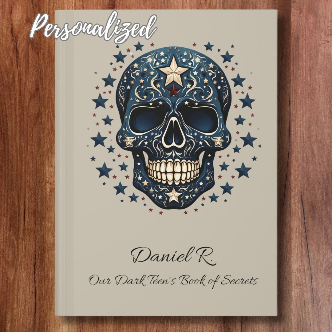 Personalized Skull Journal, Customizable Notebook, Perfect for ...