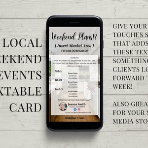 Realtor Textable Client Cards | Digital Real Estate Marketing | Canva ...