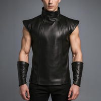 Handmade Medieval Genuine Leather Armor Set | Custom Renaissance Tunic ...