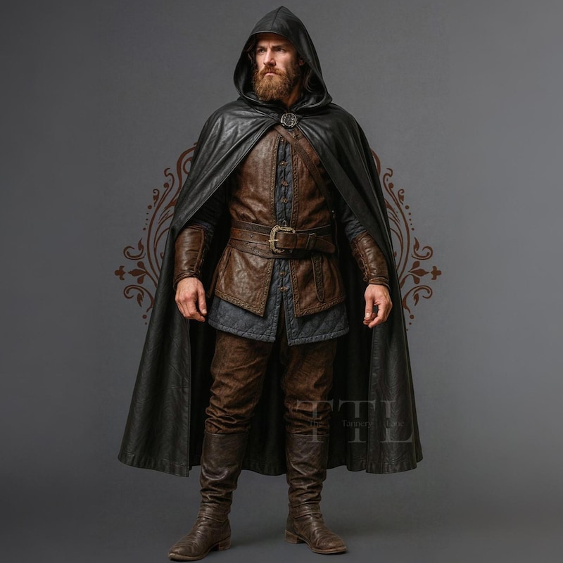 Leather Cloaks for Mens - Etsy