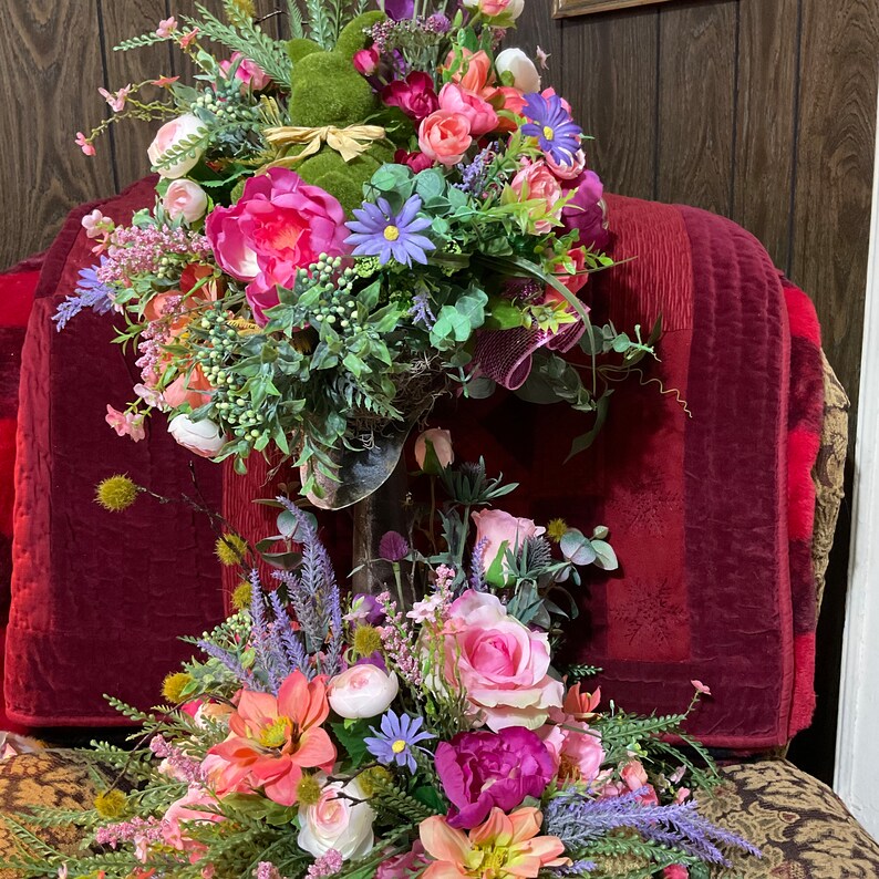 Spring Celebration Centerpiece,tablescape,wedding Decor,spring Decor ...