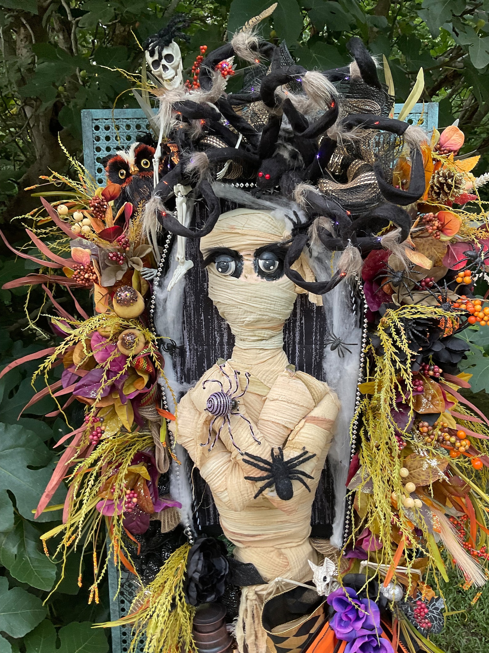 Halloween Fall Harvest October 31 Autumn Mummy Skeletons,deluxe ...