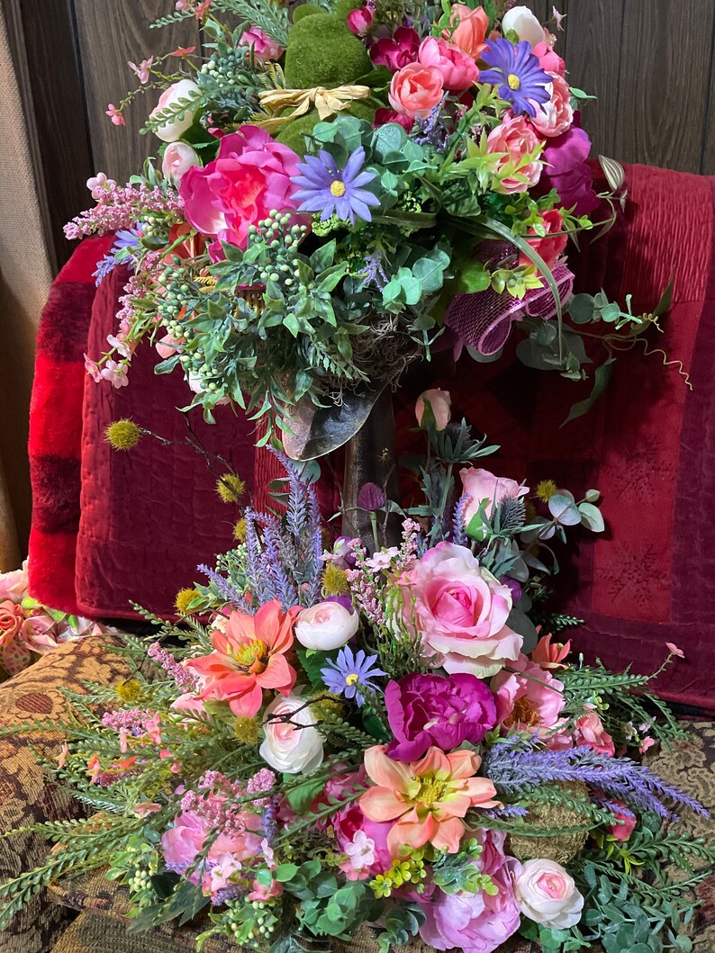 Spring Celebration Centerpiece,tablescape,wedding Decor,spring Decor ...