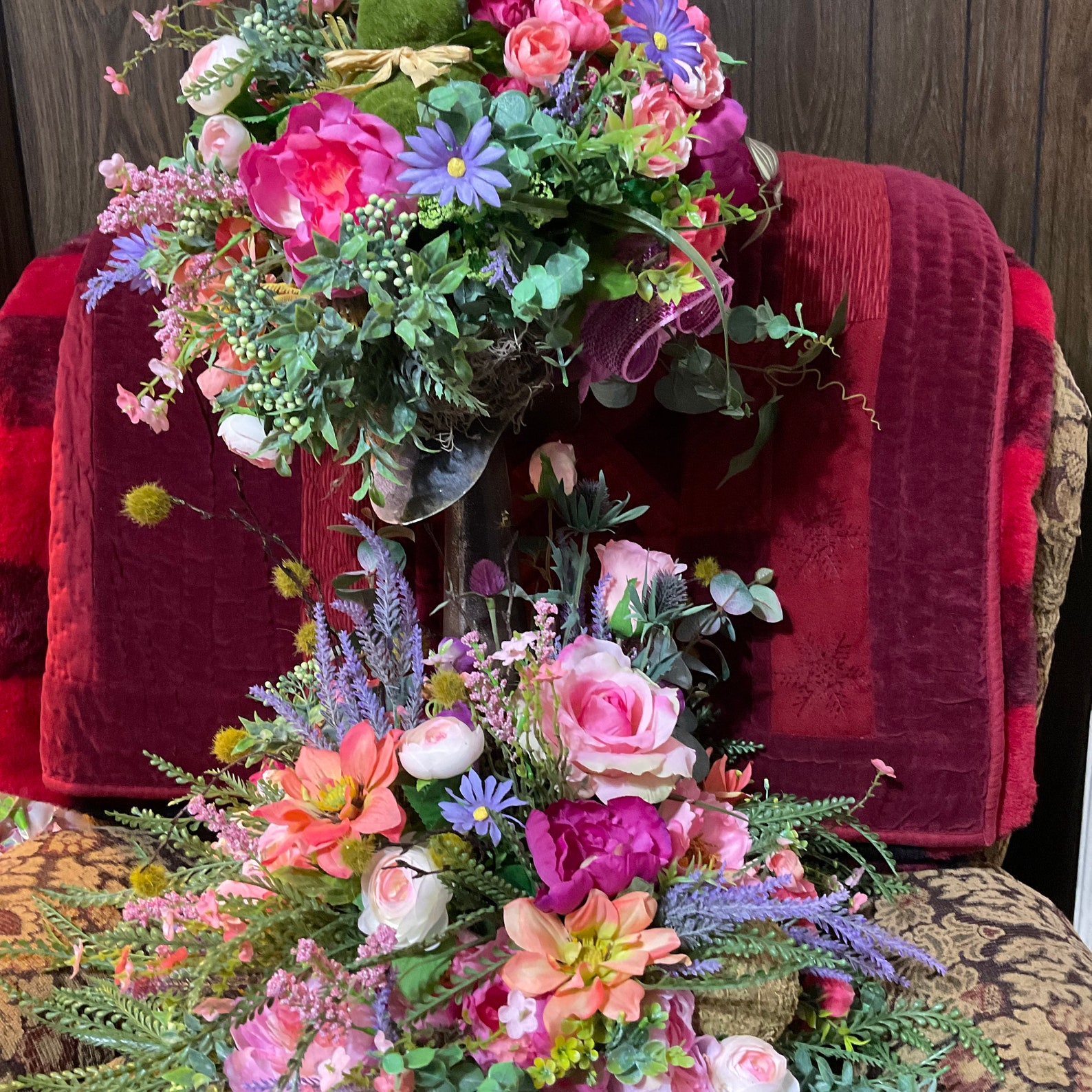 Spring Celebration Centerpiece,tablescape,wedding Decor,spring Decor ...