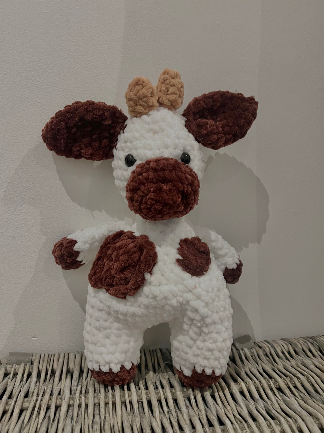 Moo-tiful Stitches: Crocheted Cuddly Cow - Etsy