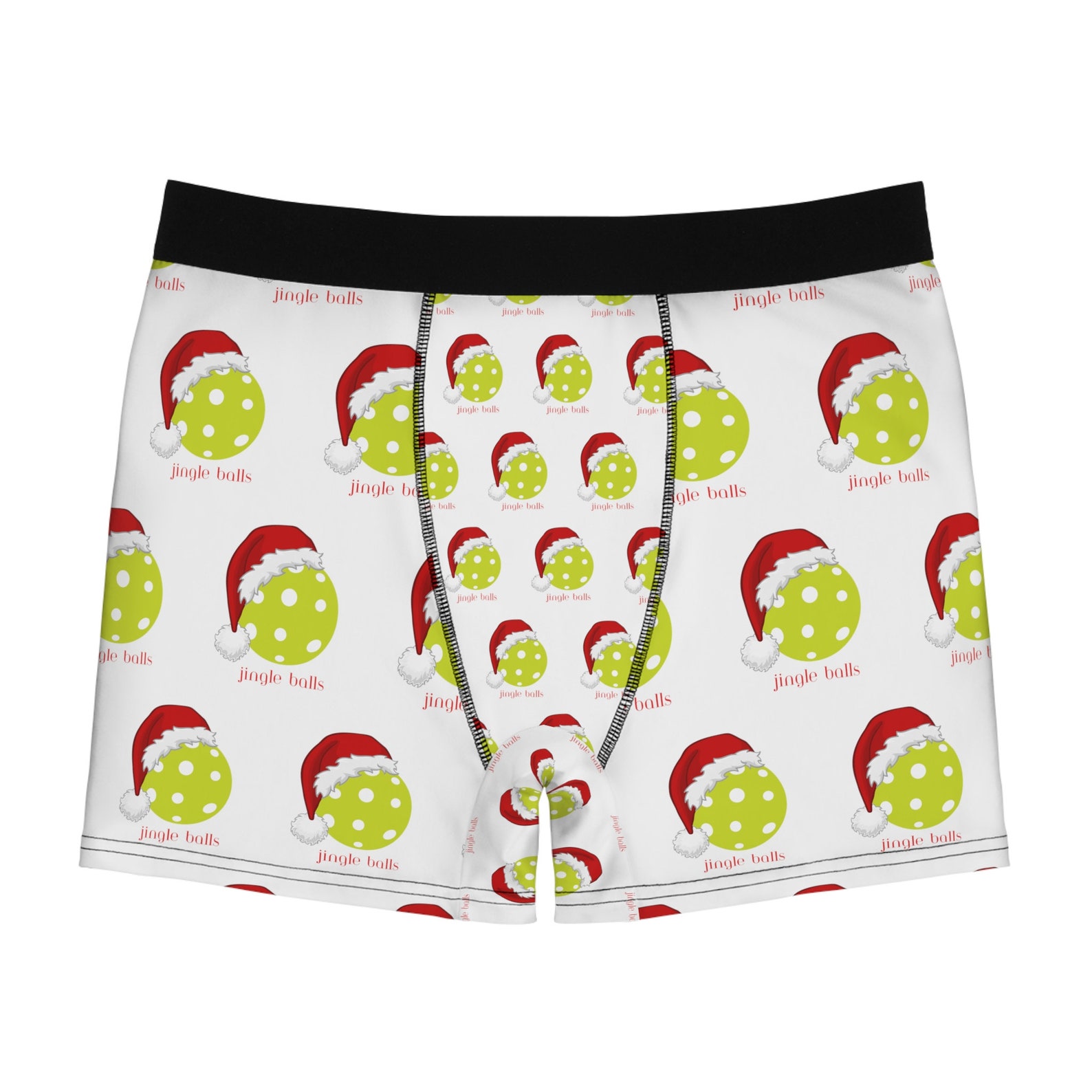 Extra Light Men's Christmas Pickleball "jingle Balls" Boxer Briefs - Etsy