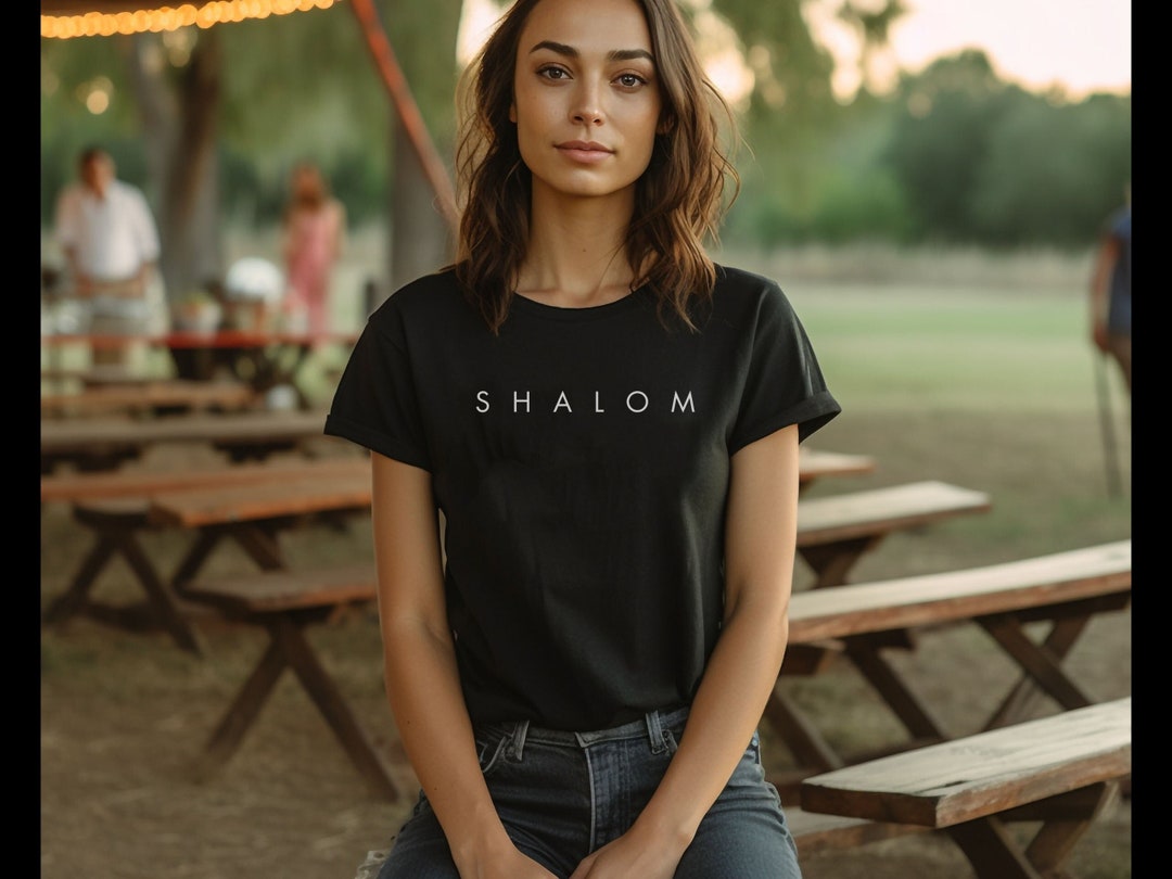 Shalom Shirt, Jewish Symbols Tshirt, Shalom Meaning Shirt, Jewish Gift ...