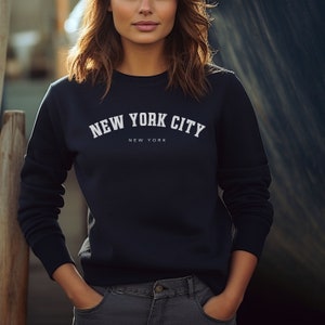 UNISEX New York Sweater | New York Solid Colors Sweatshirt | New York ...