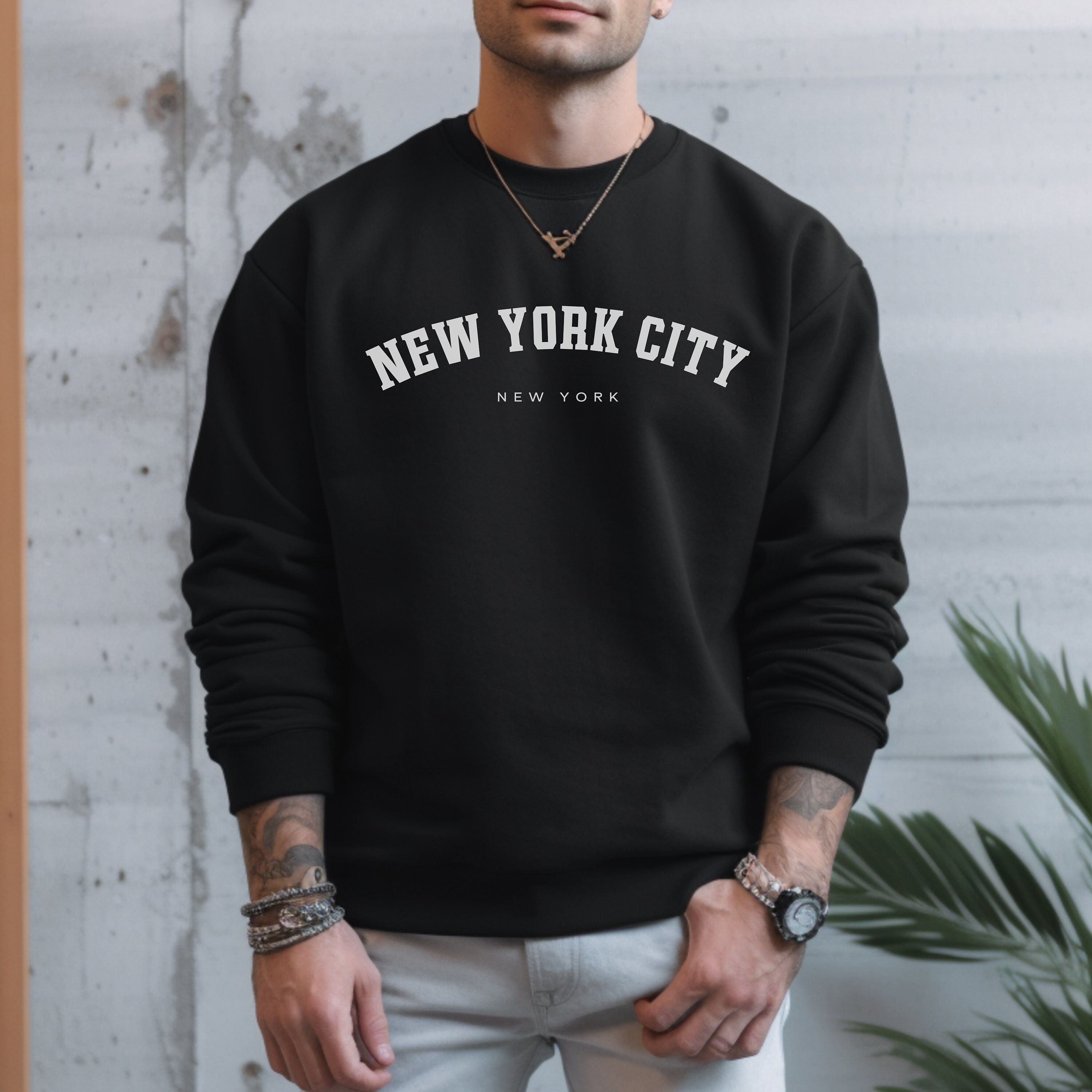 UNISEX New York Sweater | New York Solid Colors Sweatshirt | New York ...
