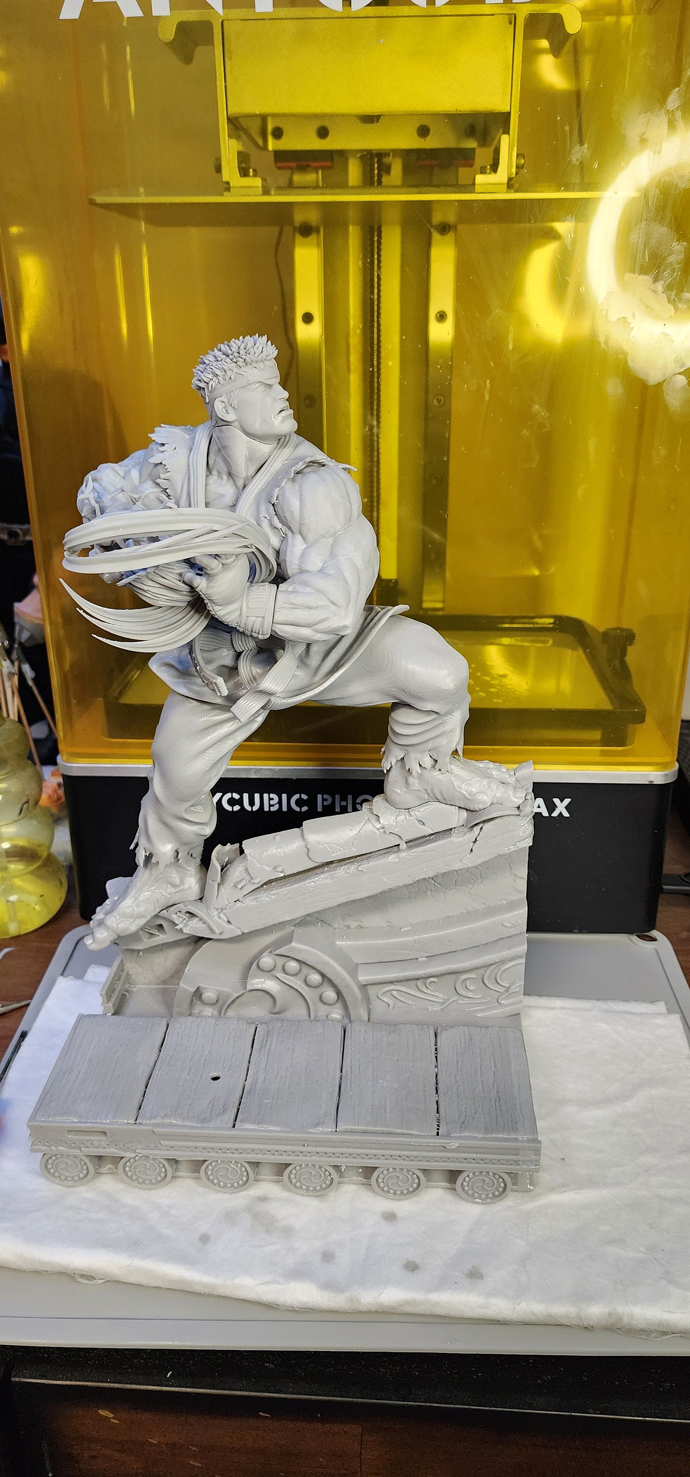 Ryu, Statue, 3d Print, Resin Printed, Street Fighter, 3d Printing ...