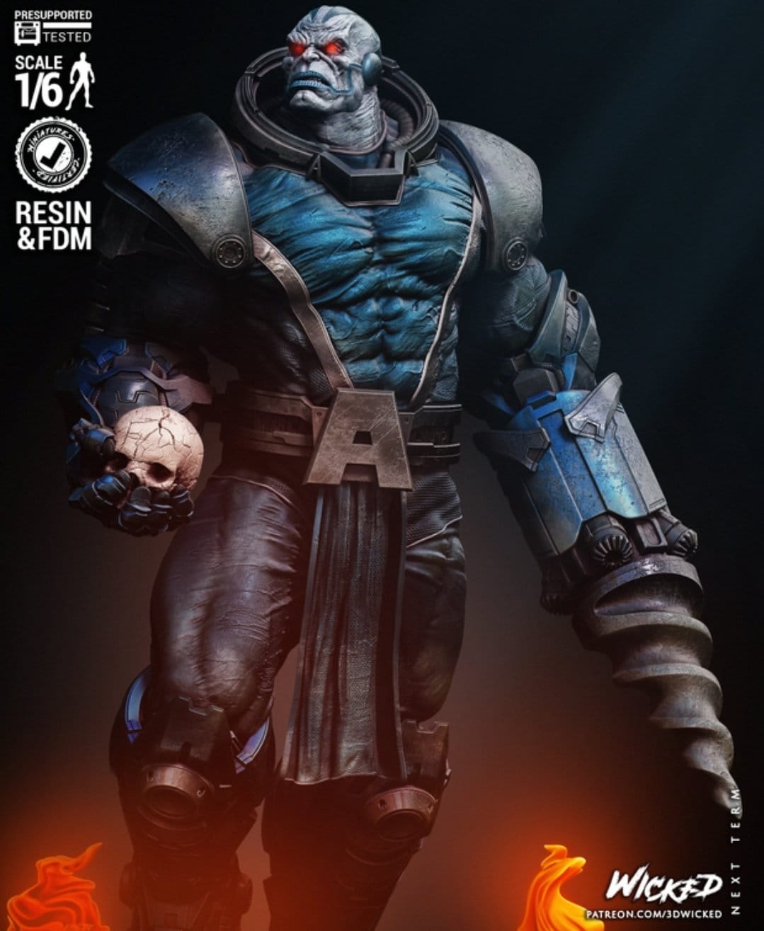 Apocalypse, STL File, 3d Print, Resin Printed, X-men, 3d Printing ...