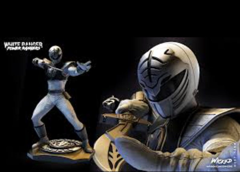 Ranger, White, Statue, 3d Print, Resin Printed, Power, 3d Printing ...