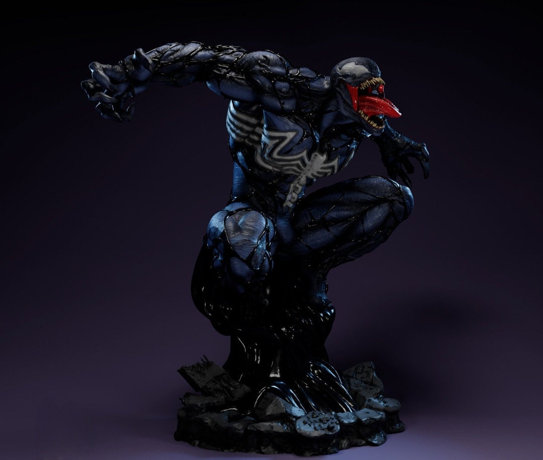 Symbiote Villian, Statue, 3d Print, Resin Printed, X-men, 3d Printing ...